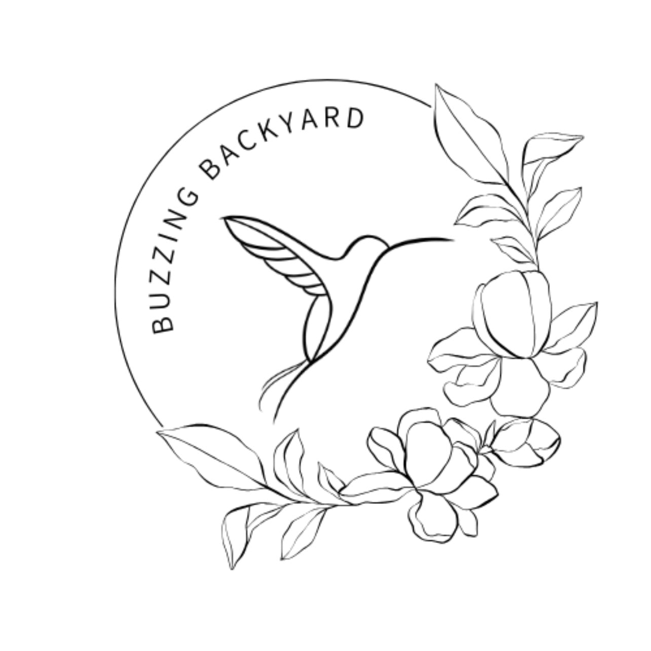 Buzzing Backyard Flower Garden